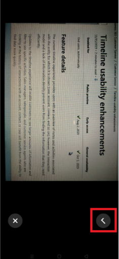 Mobile Timeline: Activate Camera feature under timeline from Dynamics ...